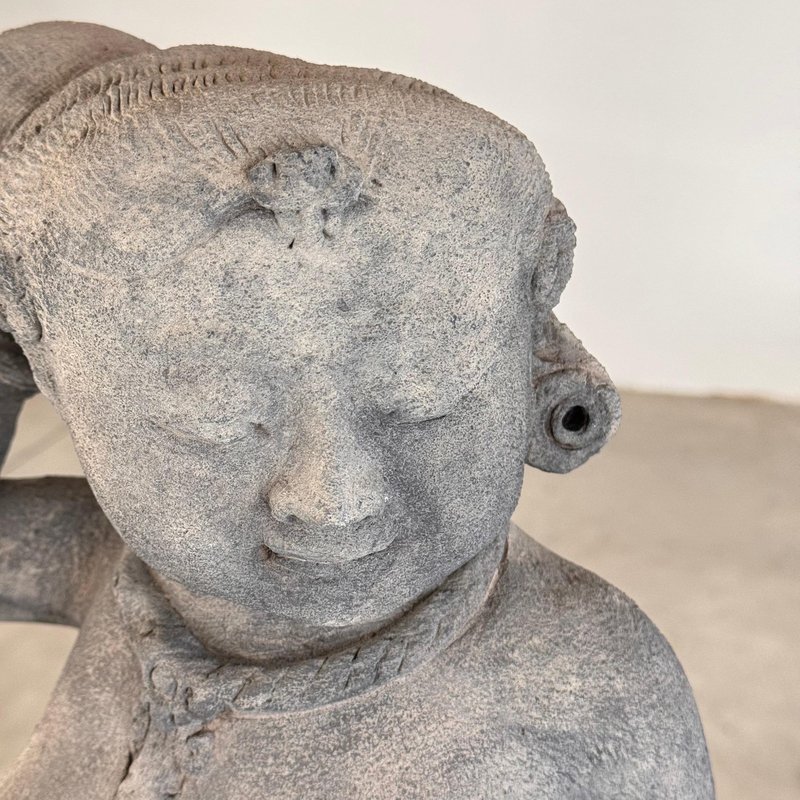 Antique Majapahit Terracotta Handmaiden Figure, 1500 for sale at Pamono