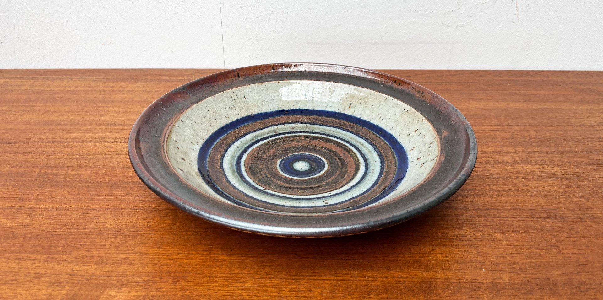 Mid-Century Large Danish Studio Pottery Bowl by Helle Allpass, Danmark ...