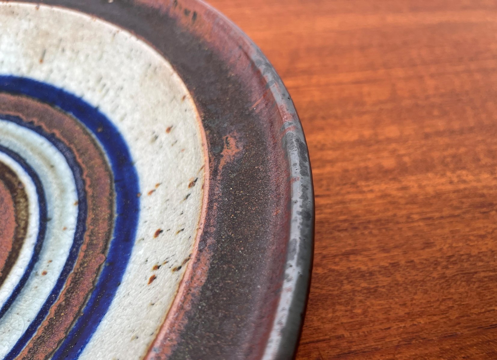 Mid-Century Large Danish Studio Pottery Bowl by Helle Allpass, Danmark ...