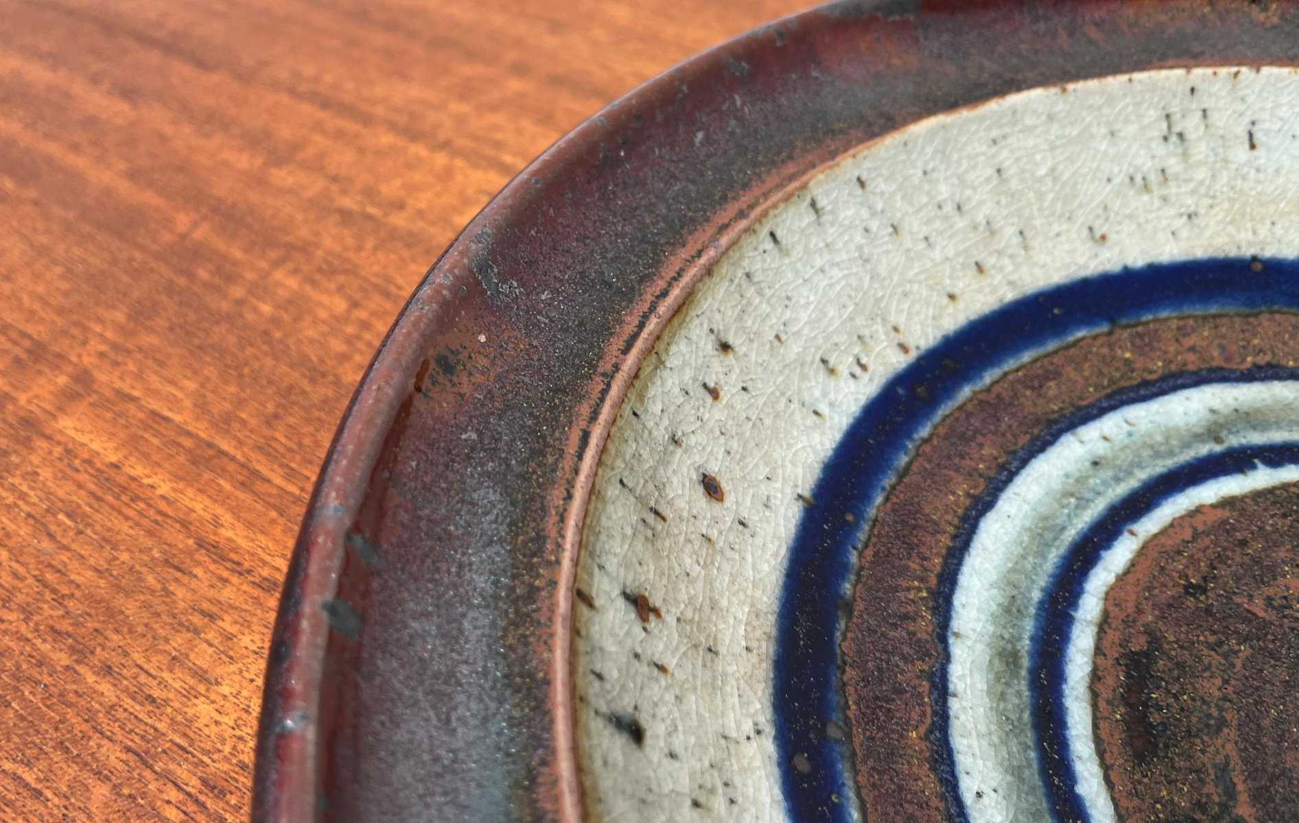 Mid-Century Large Danish Studio Pottery Bowl by Helle Allpass, Danmark ...