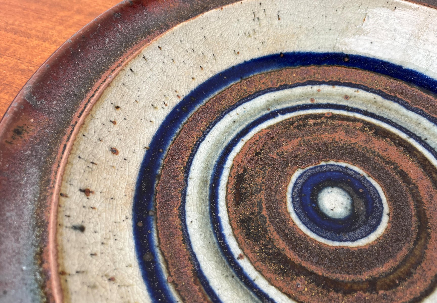 Mid-Century Large Danish Studio Pottery Bowl by Helle Allpass, Danmark ...