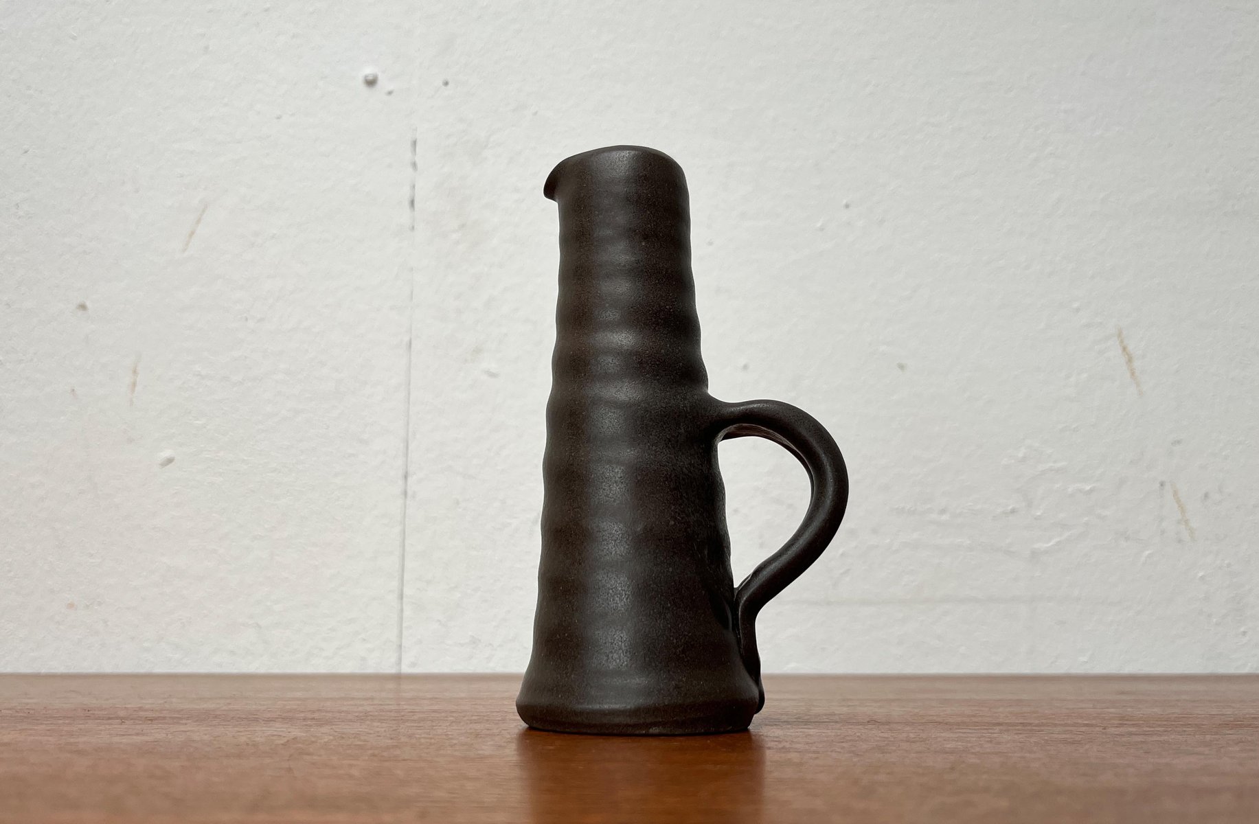 Mid-Century German Studio Pottery Carafe Vase from Petra Töpferei ...