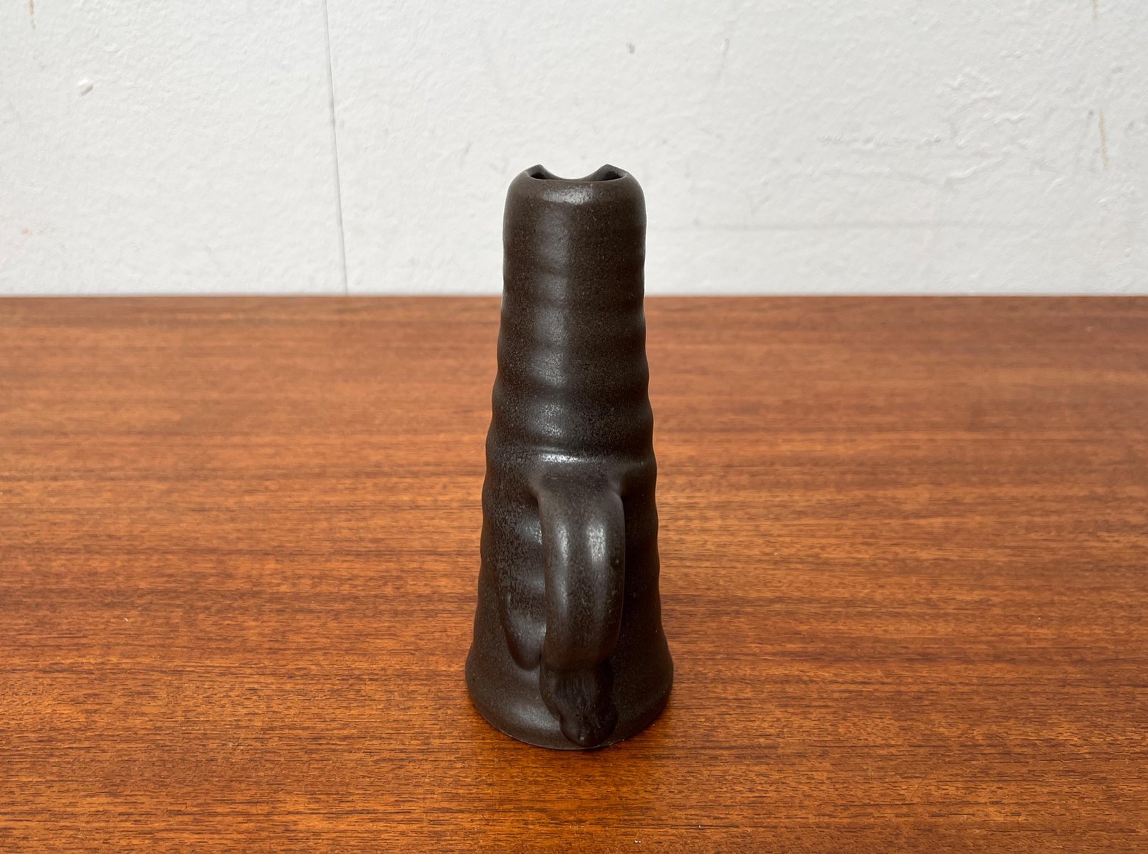 Mid-Century German Studio Pottery Carafe Vase from Petra Töpferei ...