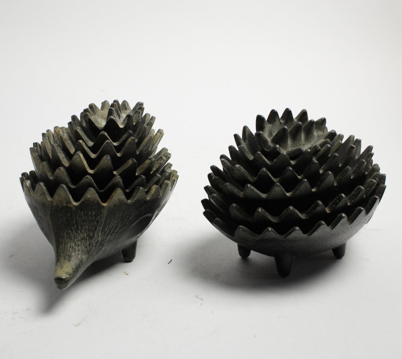 Vintage Hedgehog Figures Bowls by Walter Bosse, Set of 2 for sale at Pamono