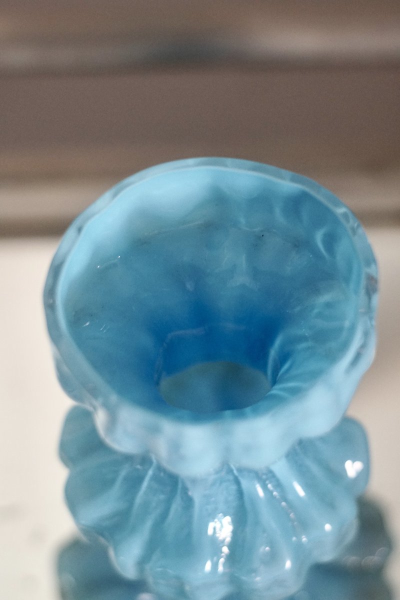 Atypical Clichy Glass Vase, France, 20th Century for sale at Pamono