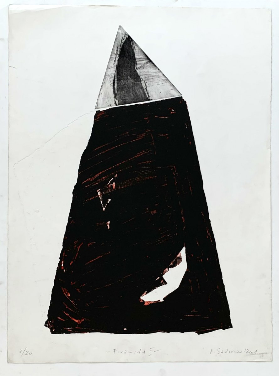 Anna Sadowska, Pyramid II, Print on Paper, 2001 for sale at Pamono