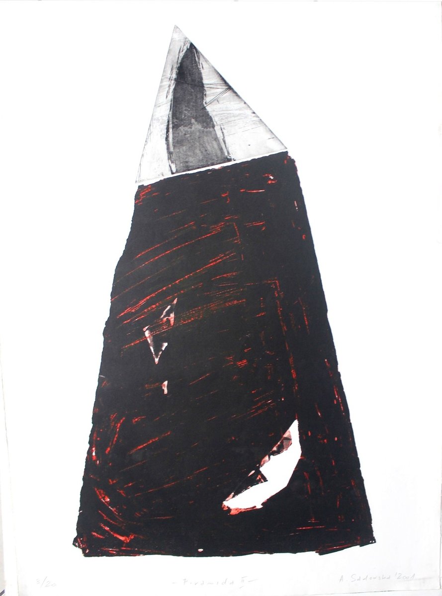 Anna Sadowska, Pyramid II, Print on Paper, 2001 for sale at Pamono