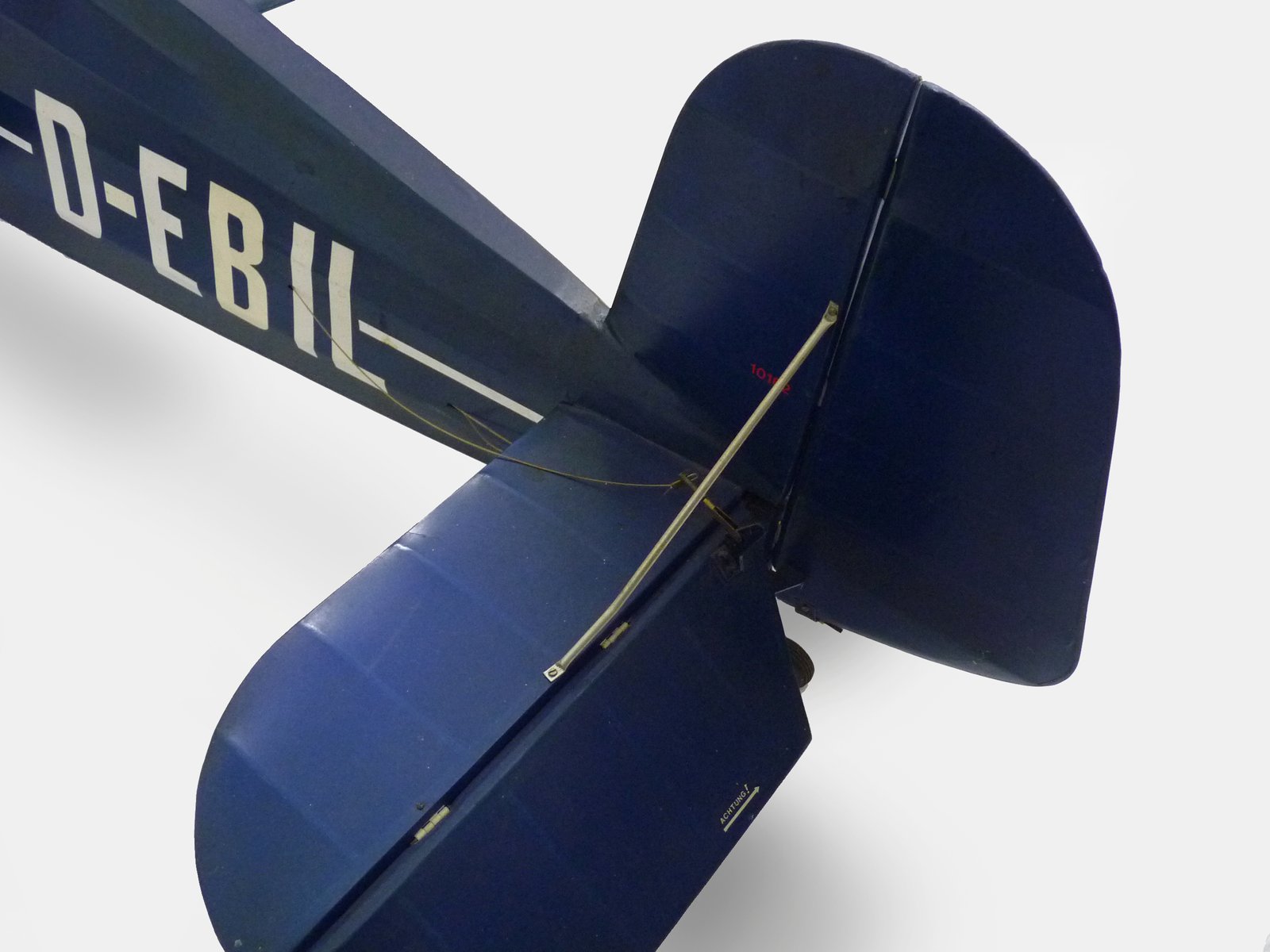 Large Model of D-Ebil Biplane Aircraft, 1970s for sale at Pamono