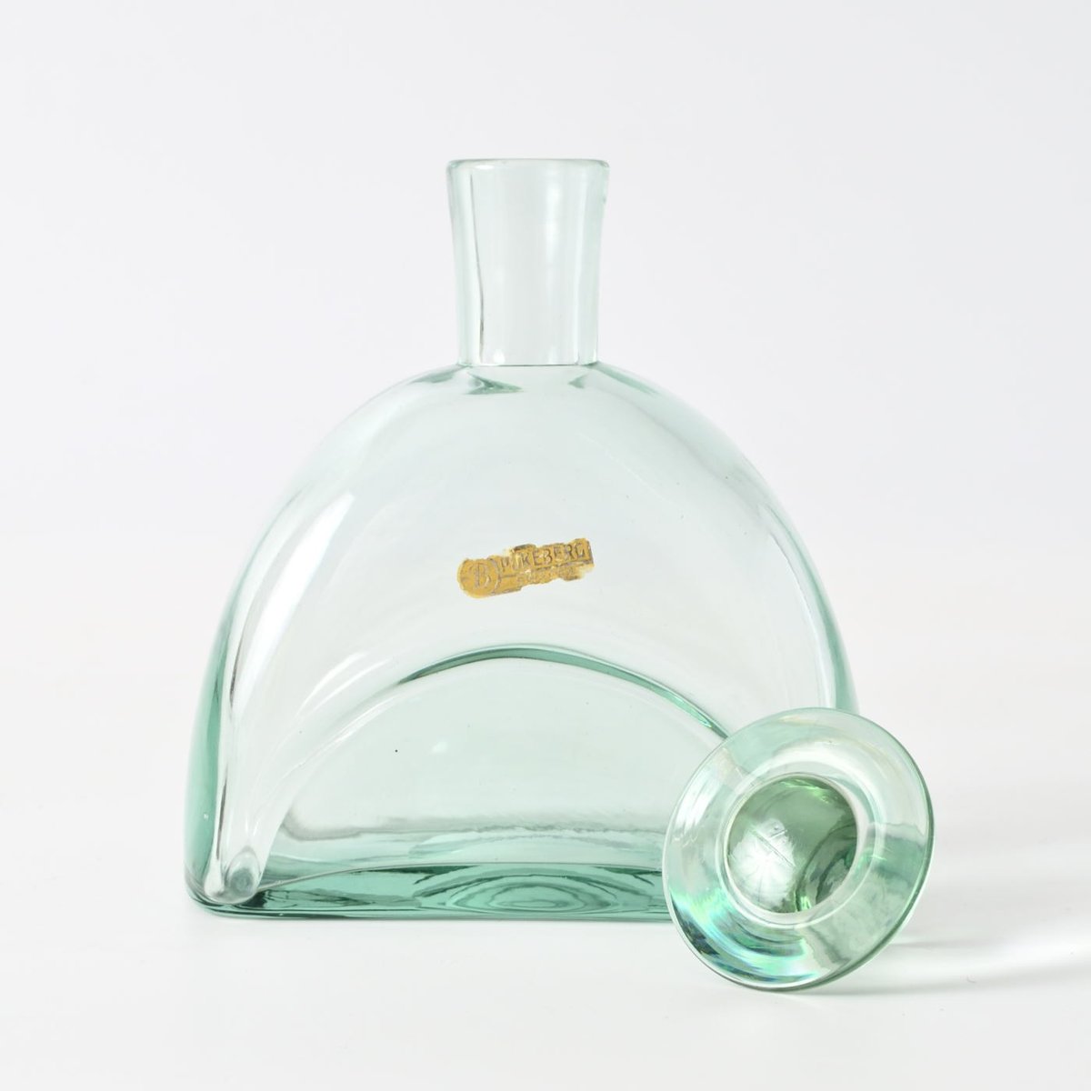Art Deco Glass Decanter by Harald Notini for Pukeberg, 1930s for sale ...