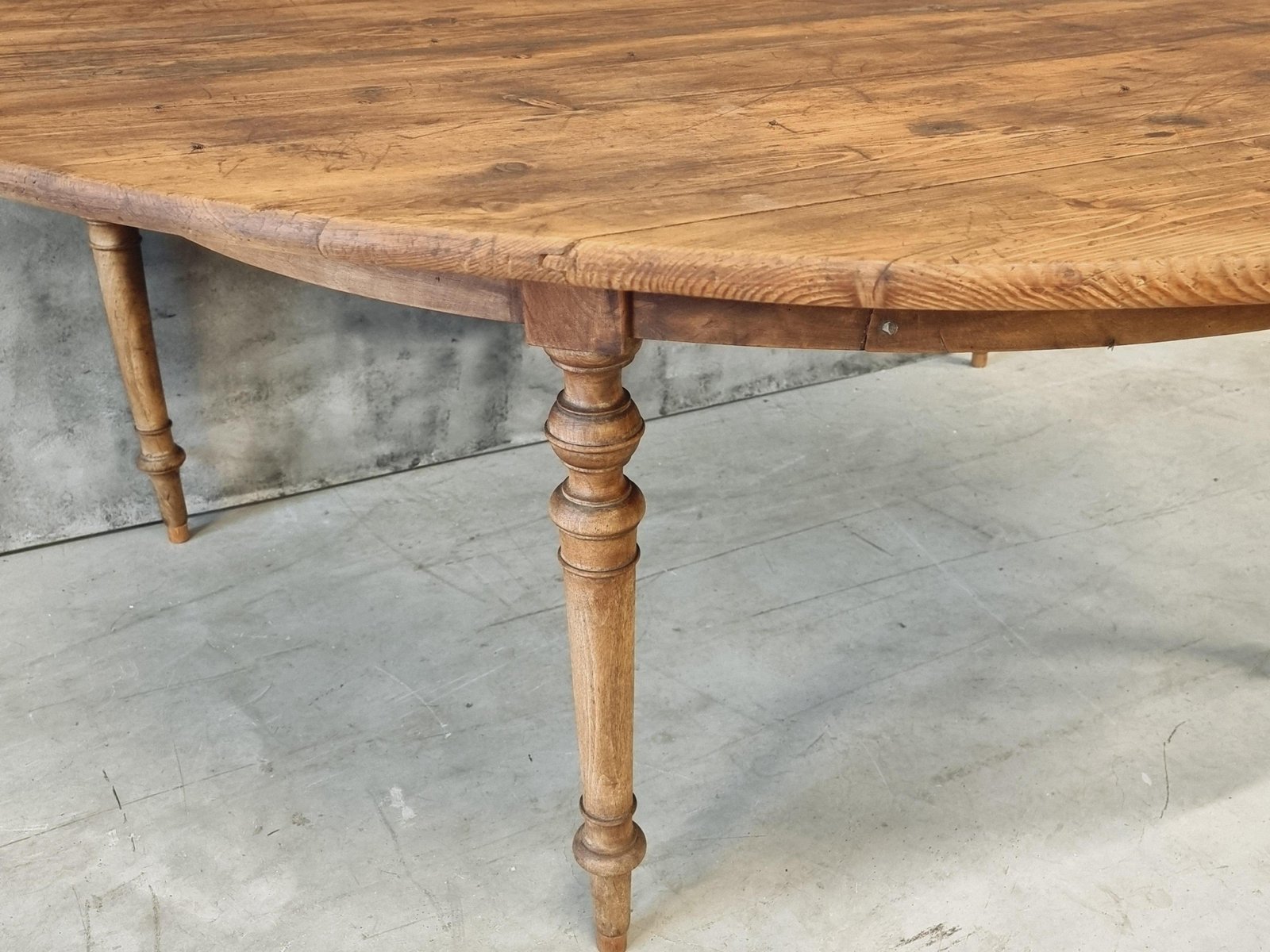 French Dining Table Work Table Wall Table, 1890s for sale at Pamono