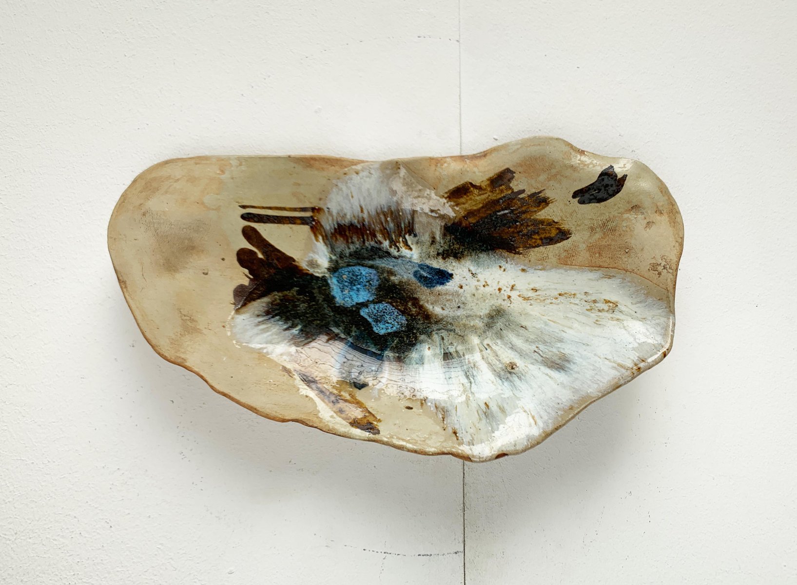 Mid-Century Danish Studio Pottery Wall Plate by Bent Stubbe Teglbjaerg ...