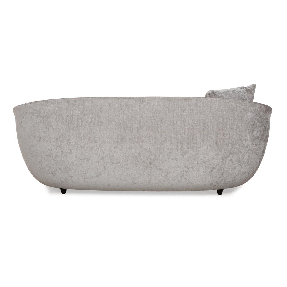 Reverse Fabric Two Seater Silver Grey Sofa from Gubi for sale at Pamono