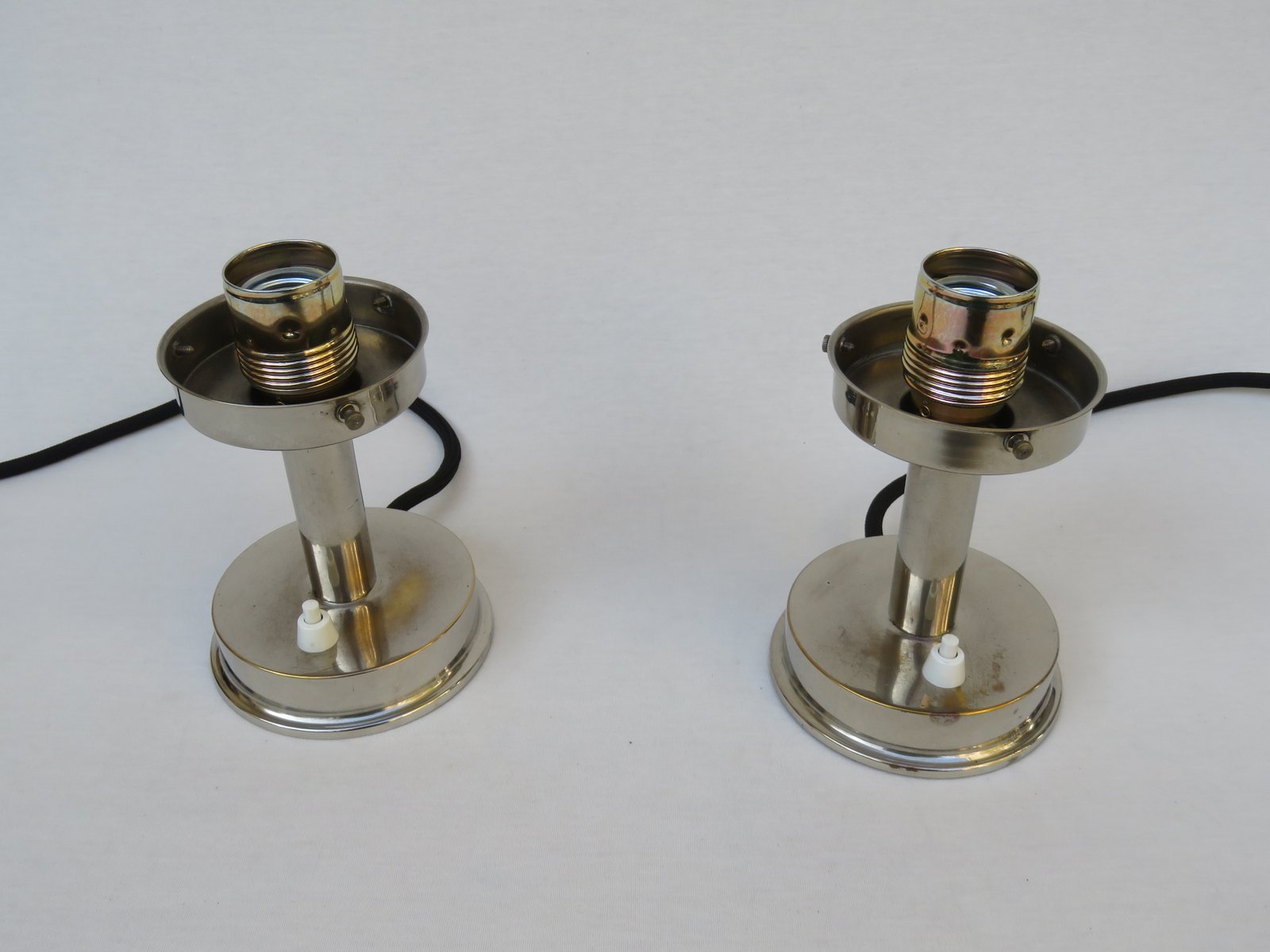 Small Vintage Art Deco Table Lamps from FM, Set of 2 for sale at Pamono