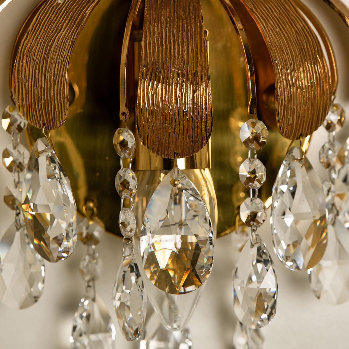 German Crystal Wall Lights by Ernst Palme, 1960, Set of 2 for sale at ...