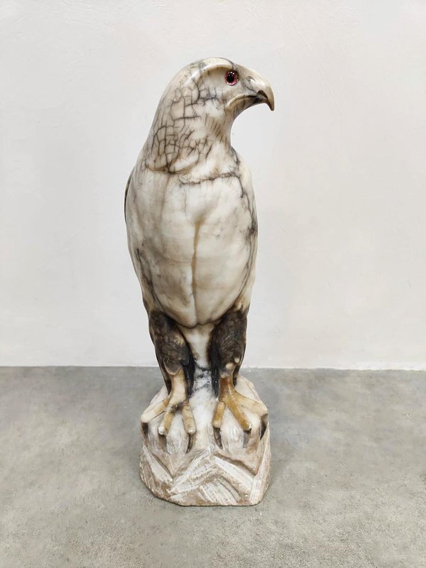 Vintage Marble Bird Sculpture, 1960s for sale at Pamono