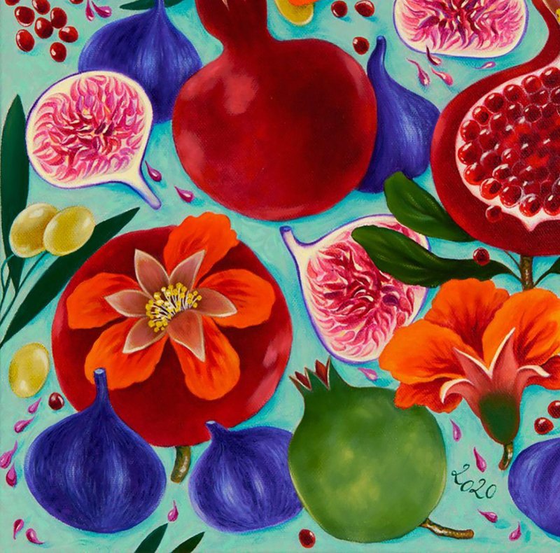 Ilvita Didrihsone, Mediterranean Treasures, Oil on Canvas, 2020 for ...