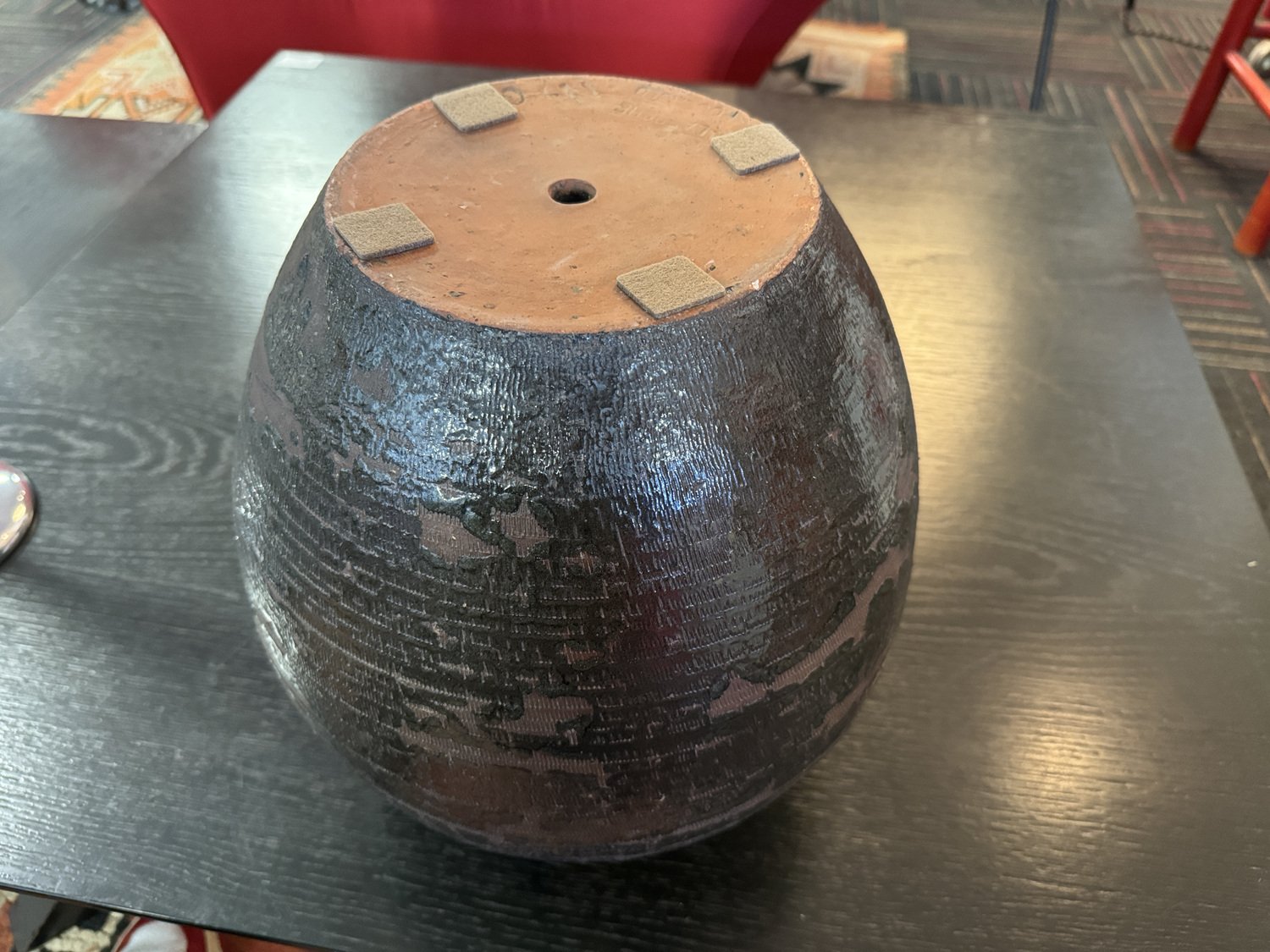 Large Ceramic Larochefoucauld Vase in the style of Jean Besnard, 1940 ...