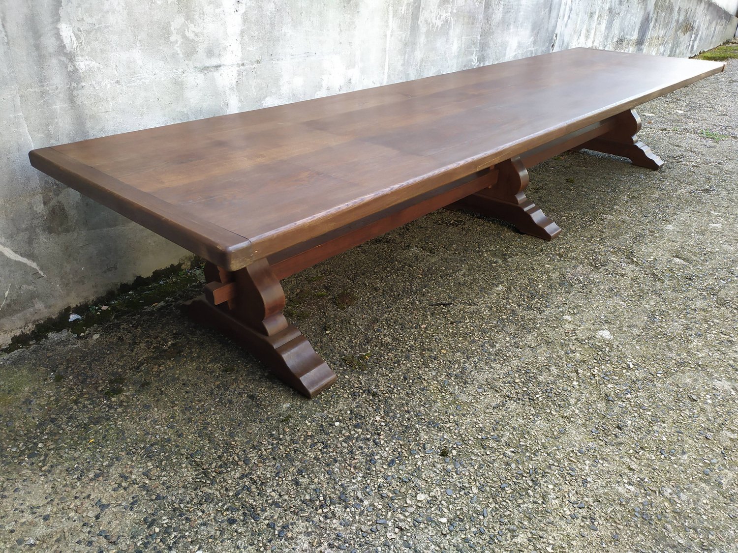 Large Monastery Oak Table, 1950s for sale at Pamono