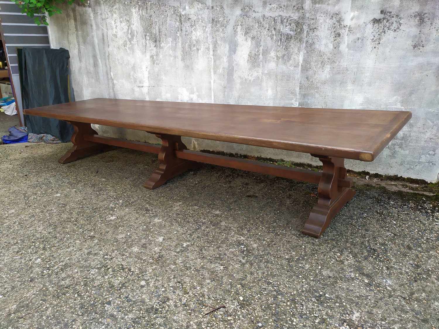 Large Monastery Oak Table, 1950s for sale at Pamono