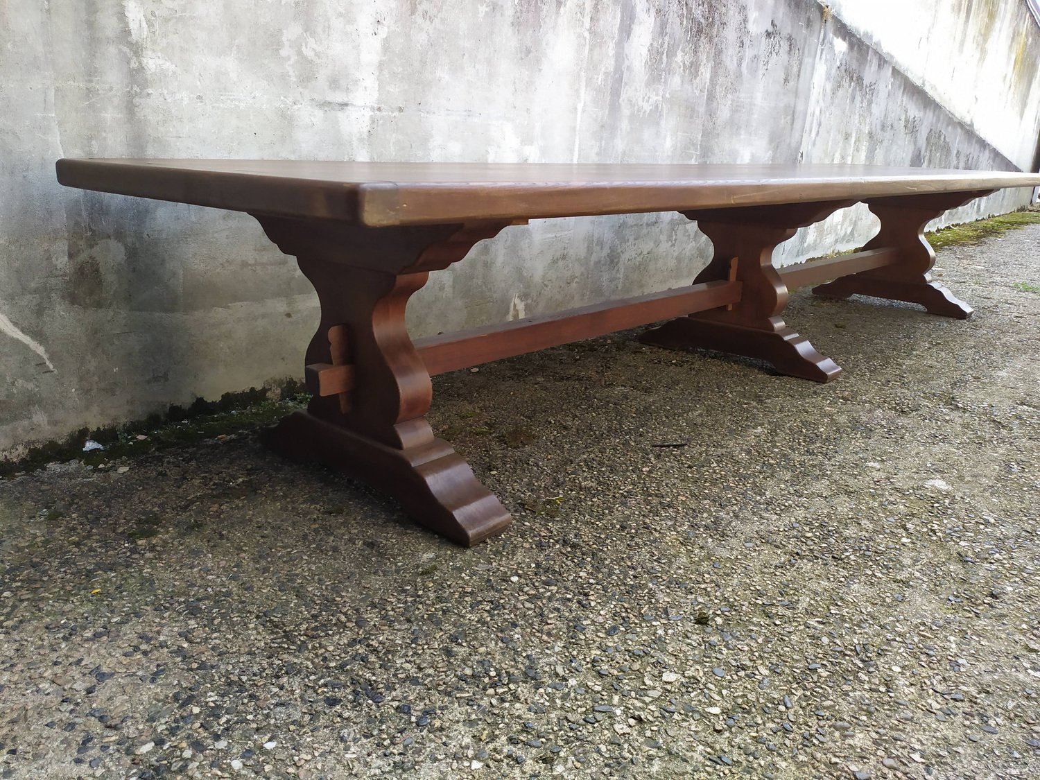 Large Monastery Oak Table, 1950s for sale at Pamono