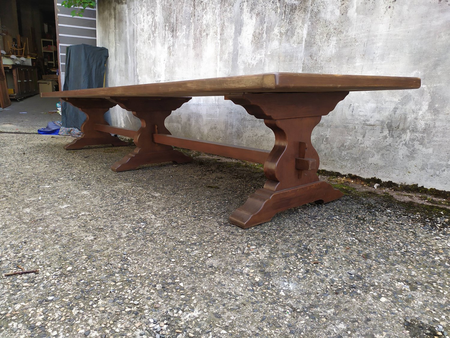 Large Monastery Oak Table, 1950s for sale at Pamono