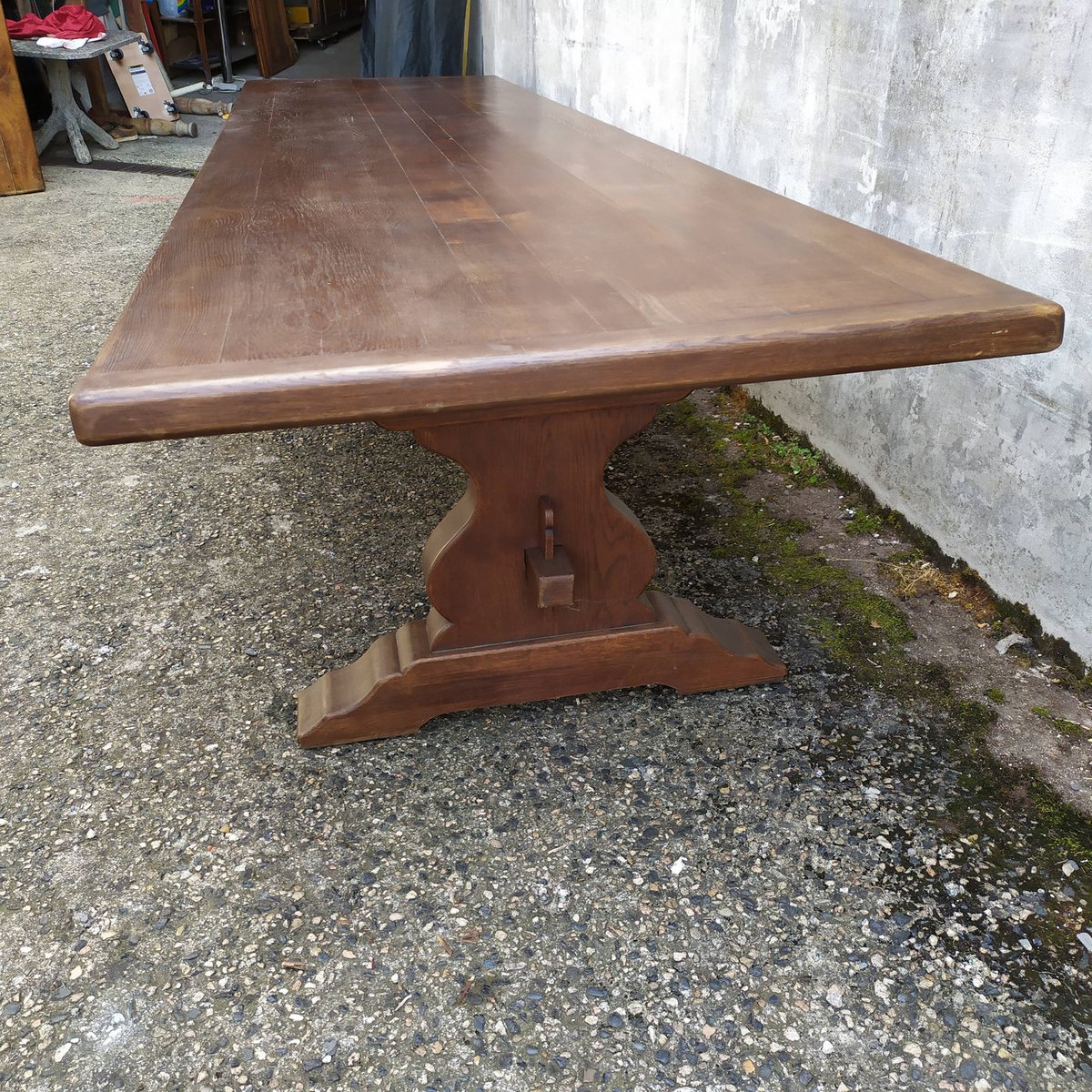 Large Monastery Oak Table, 1950s for sale at Pamono