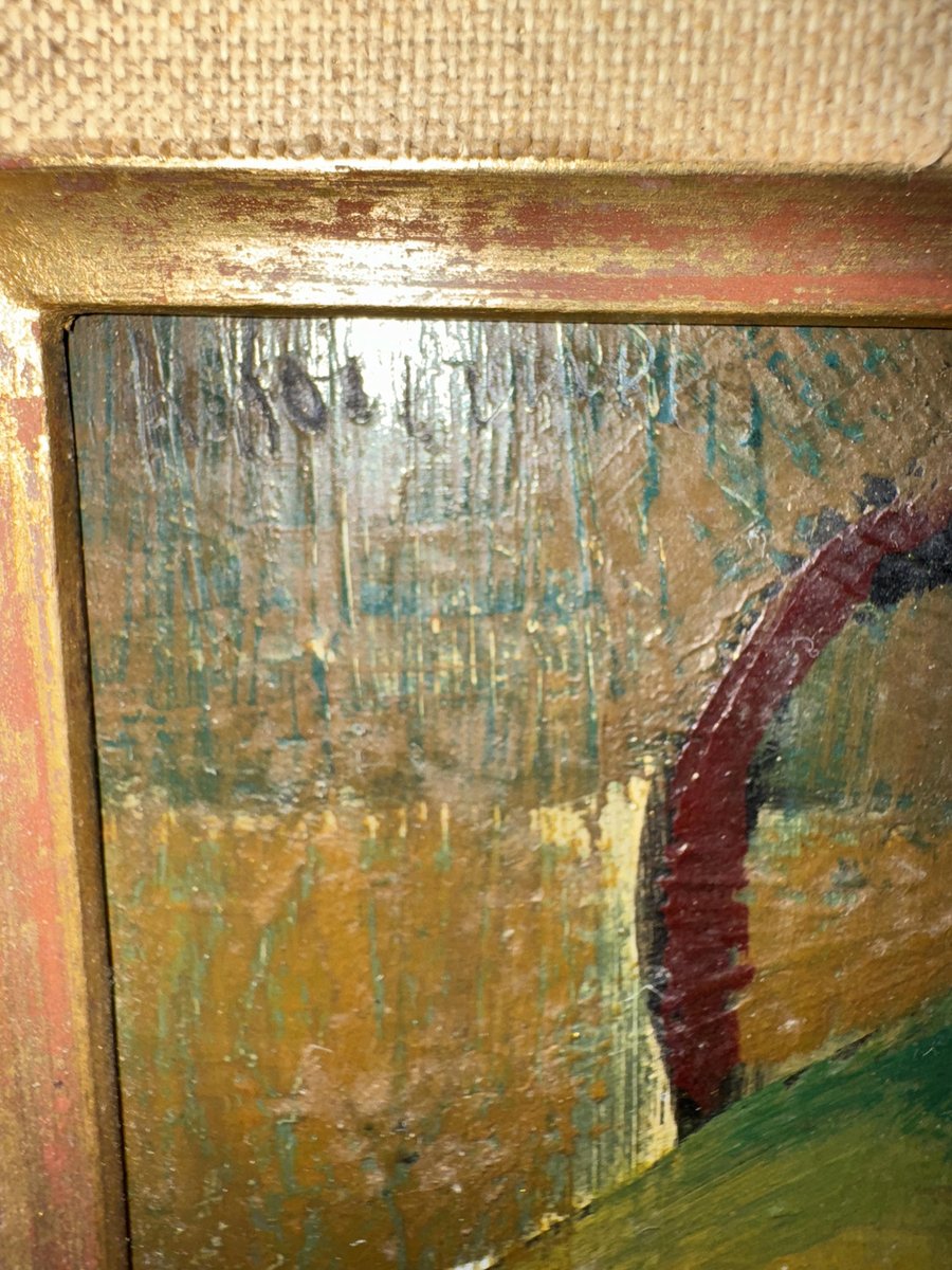 Expressionist Painting, Melancholy Portrait, Circa 1900, Oil on ...