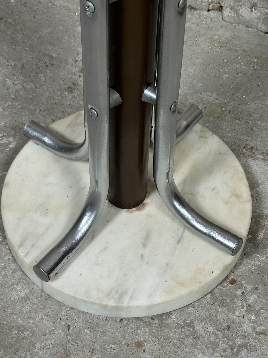 Vintage Metal Coat Rack with 12 Hooks, 1970s for sale at Pamono