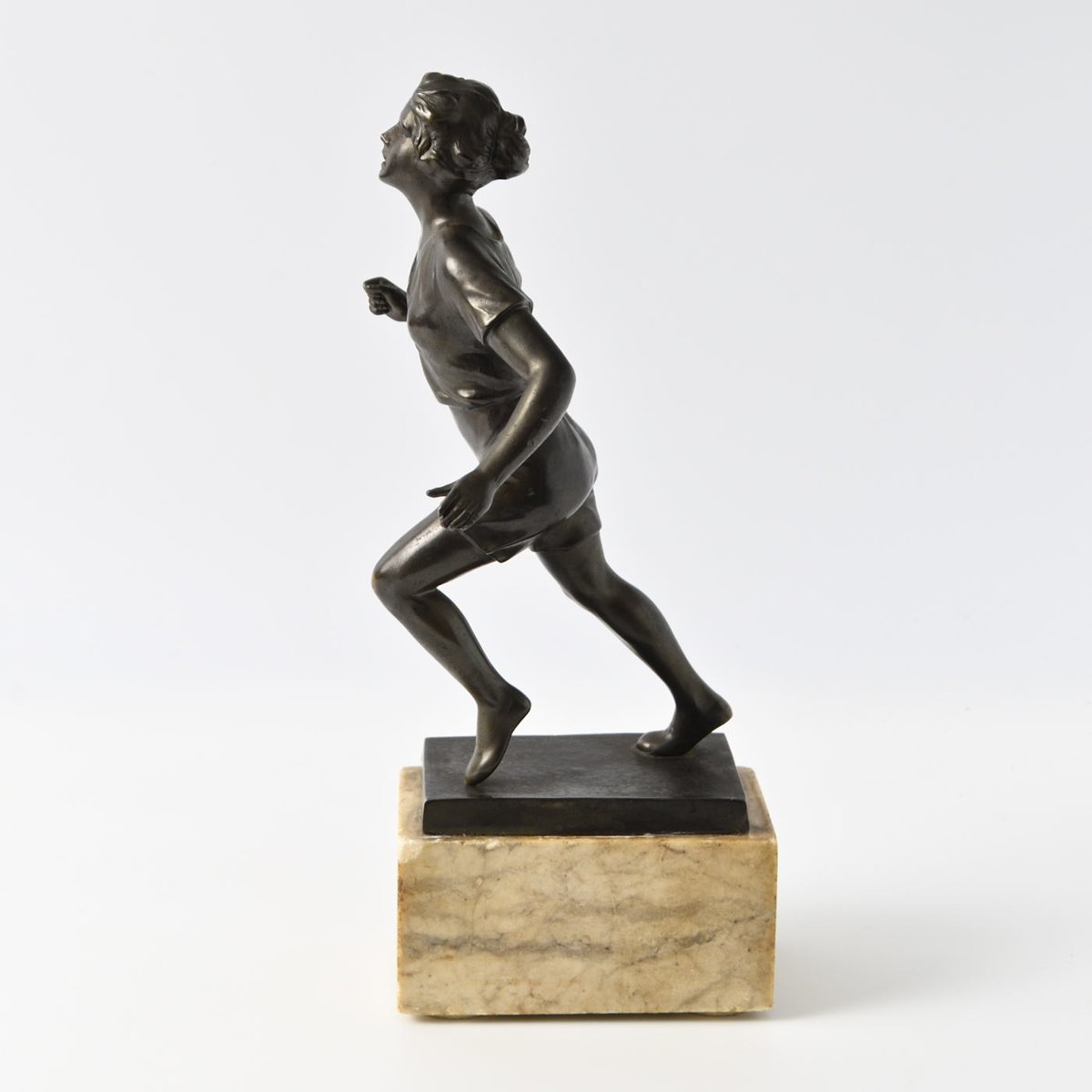 Figure of a Woman Runner After Emile Joseph Nestor Carlier, 1920s for ...