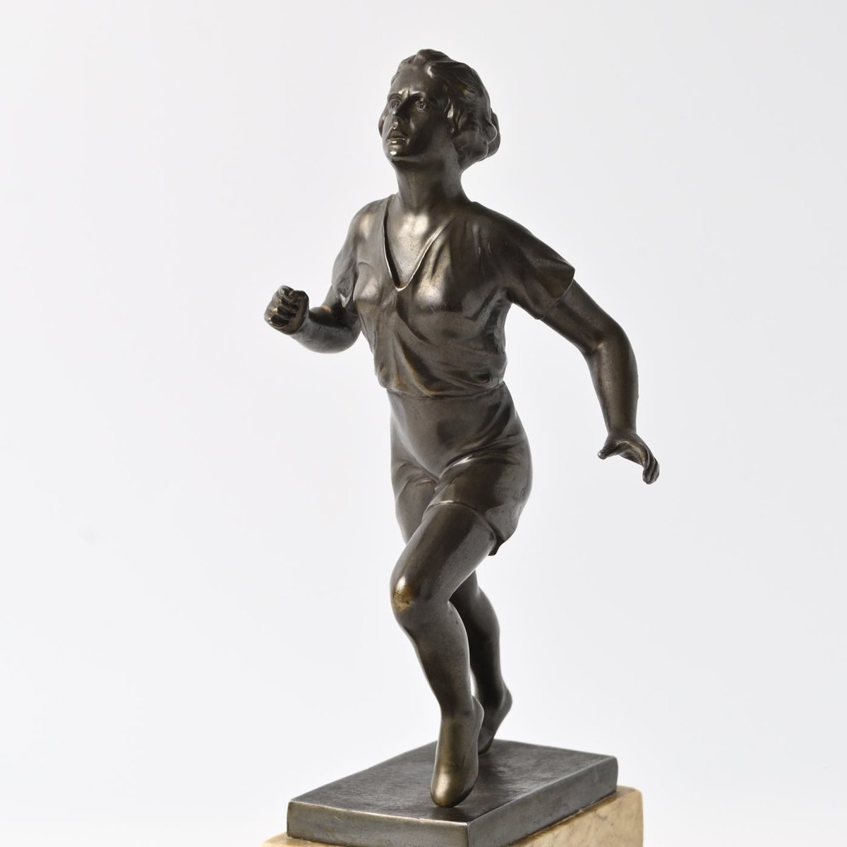 Figure of a Woman Runner After Emile Joseph Nestor Carlier, 1920s for ...