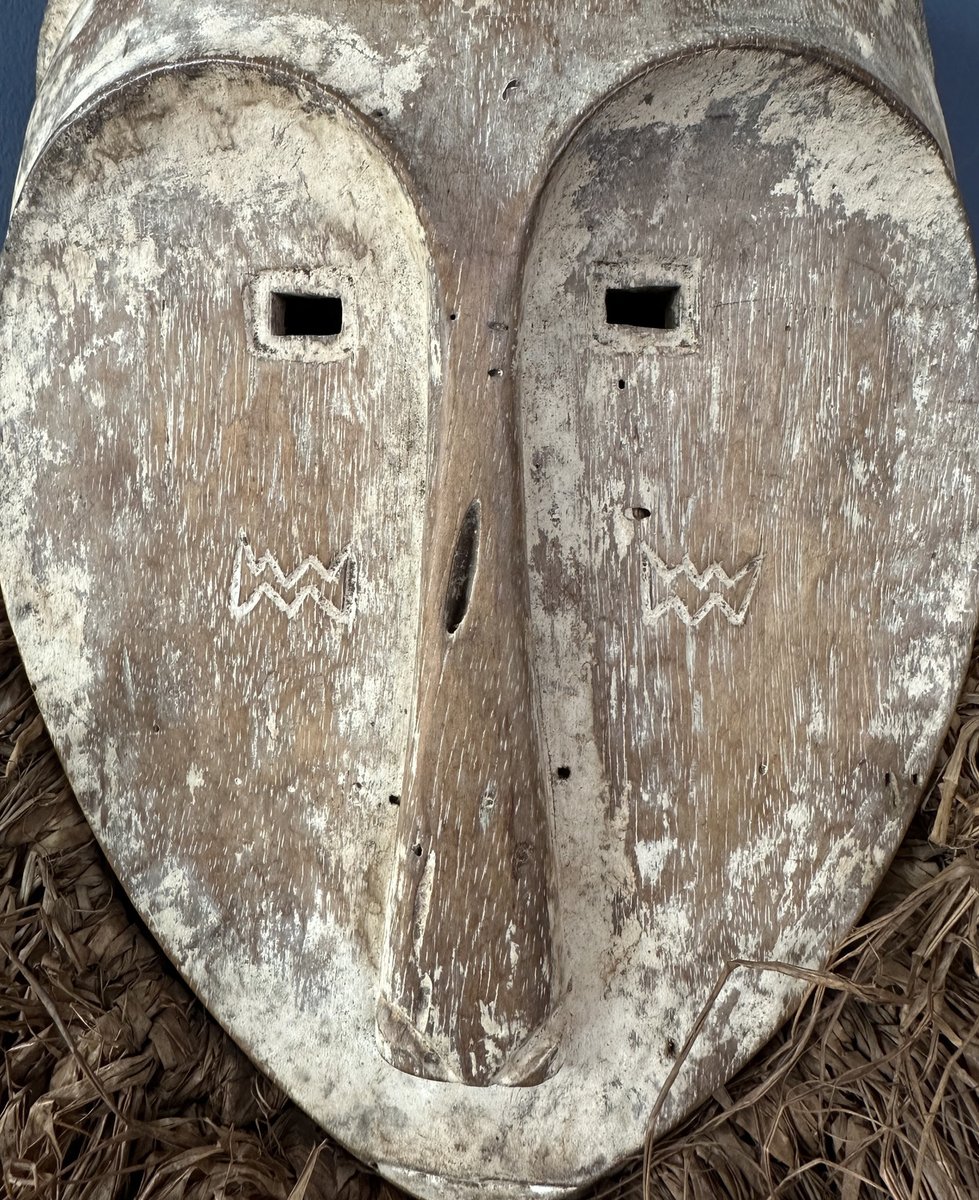 Long Face Tribal Mask with Narrow Eye-Holes for sale at Pamono