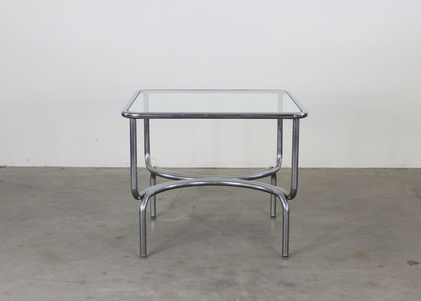 Locus Solus Dining Room Set in Steel and Leather by Gae Aulenti for ...