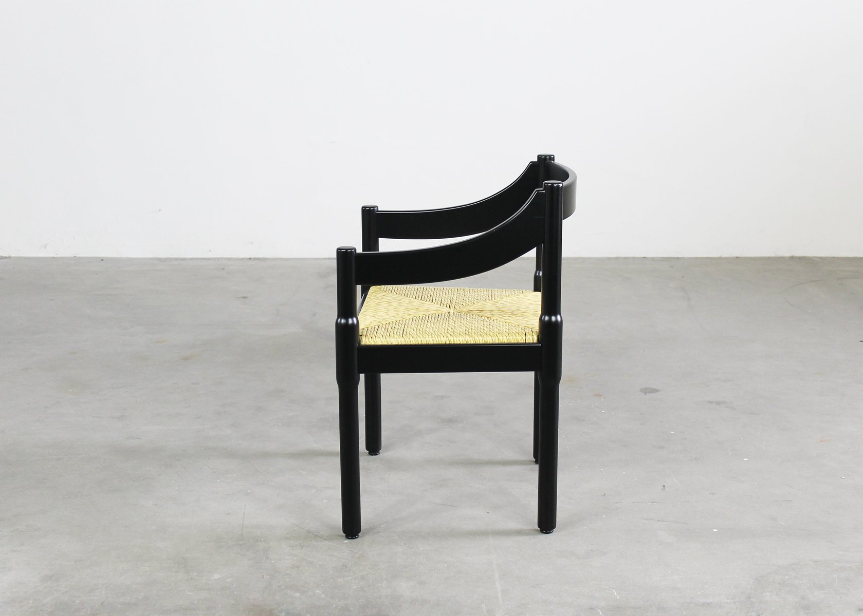 Black Carimate Chairs by Vico Magistretti for Cassina, 1960s, Set of 12 ...