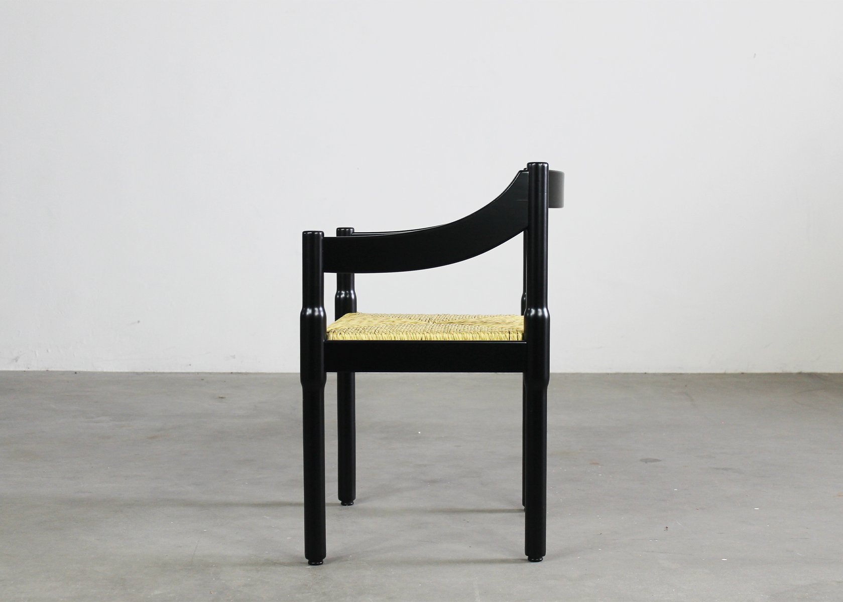 Black Carimate Chairs by Vico Magistretti for Cassina, 1960s, Set of 12 ...