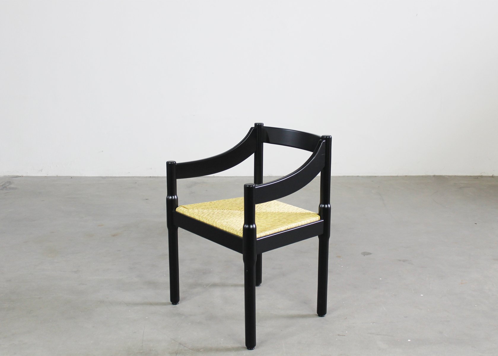 Black Carimate Chairs by Vico Magistretti for Cassina, 1960s, Set of 12 ...