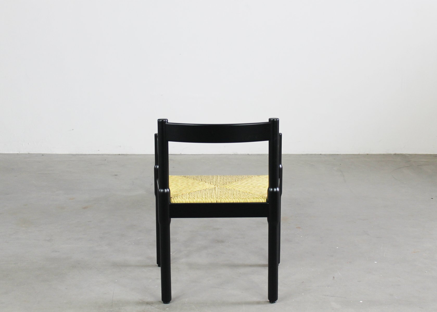 Black Carimate Chairs by Vico Magistretti for Cassina, 1960s, Set of 12 ...