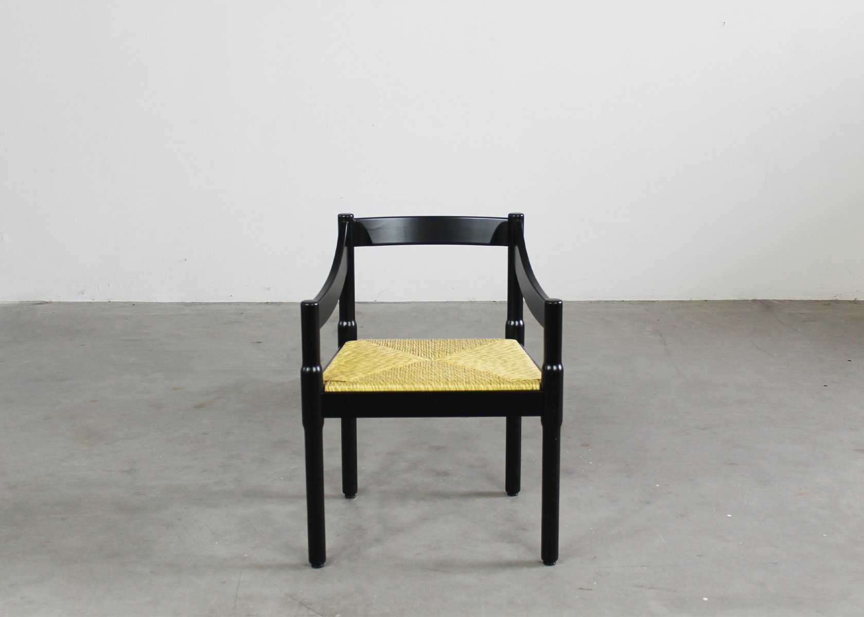 Black Carimate Chairs by Vico Magistretti for Cassina, 1960s, Set of 12 ...