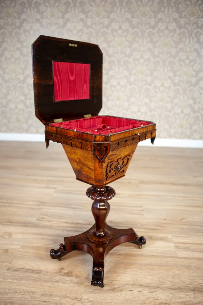 19th Century Sewing Table in Rosewood for sale at Pamono