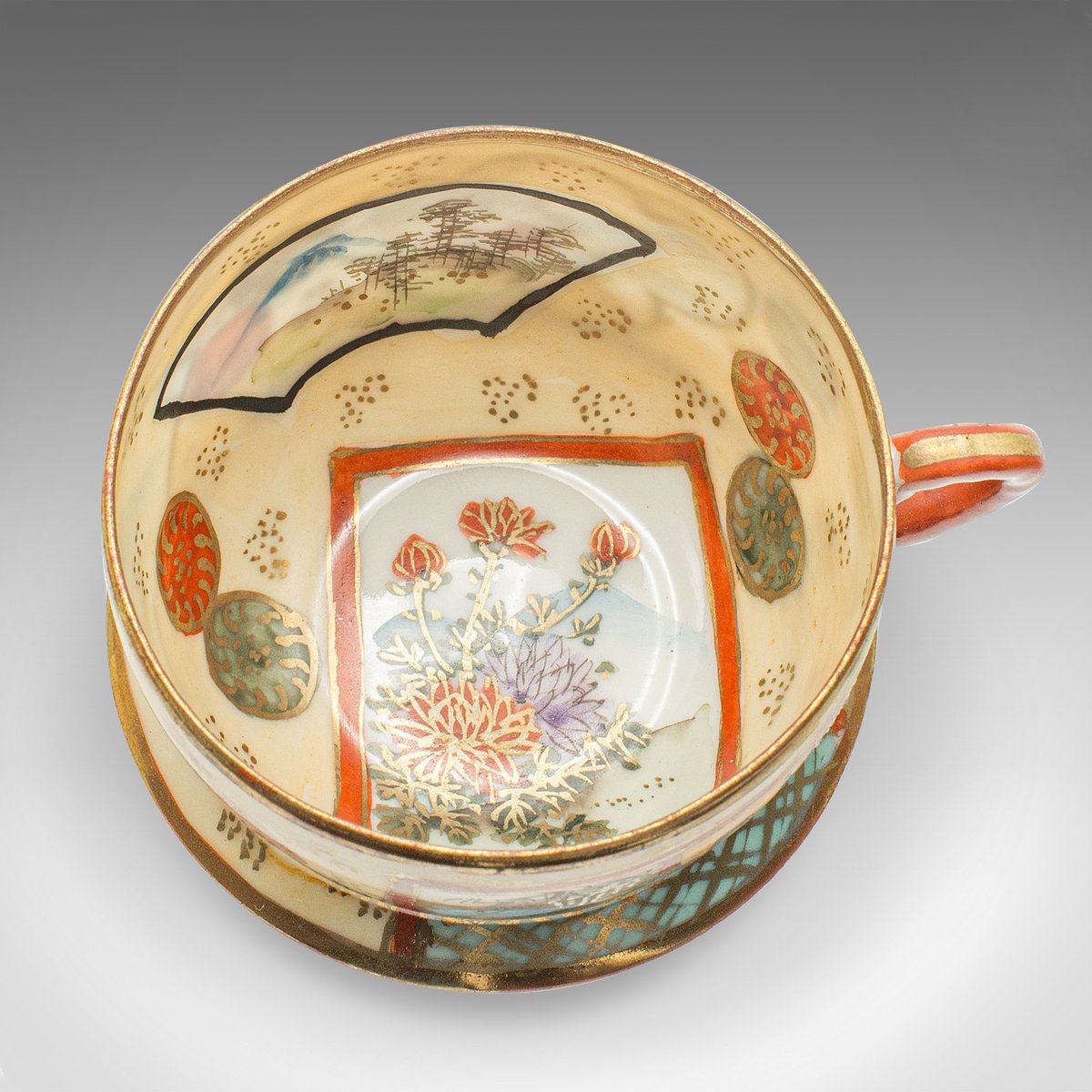 Antique Japanese Geisha Tea Set in Ceramic, 1920s, Set of 11 for sale ...