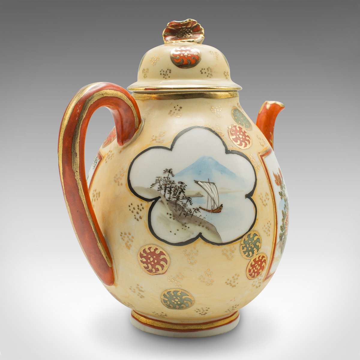 Antique Japanese Geisha Tea Set in Ceramic, 1920s, Set of 11 for sale ...