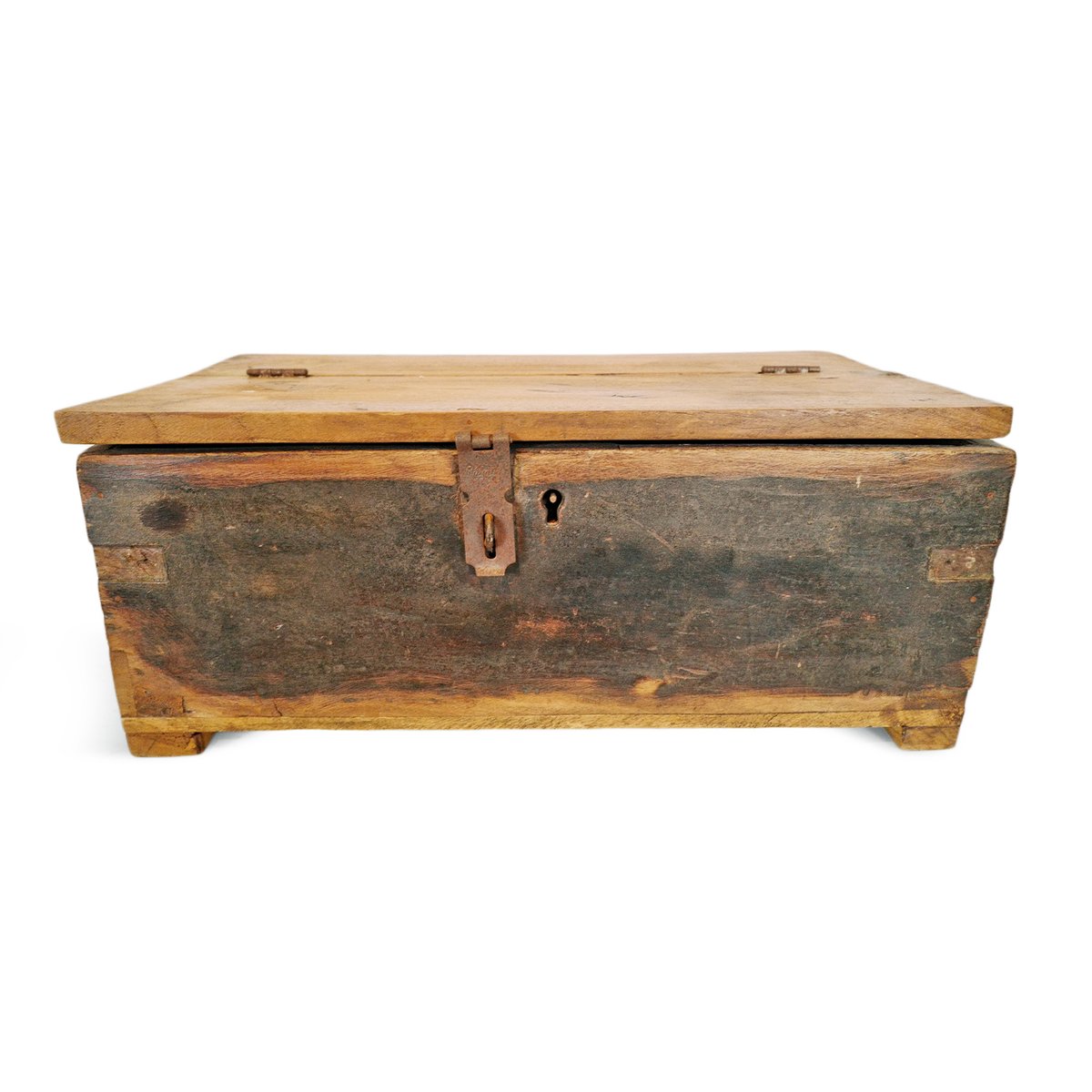 Small Vintage Wood Box, 1960s for sale at Pamono