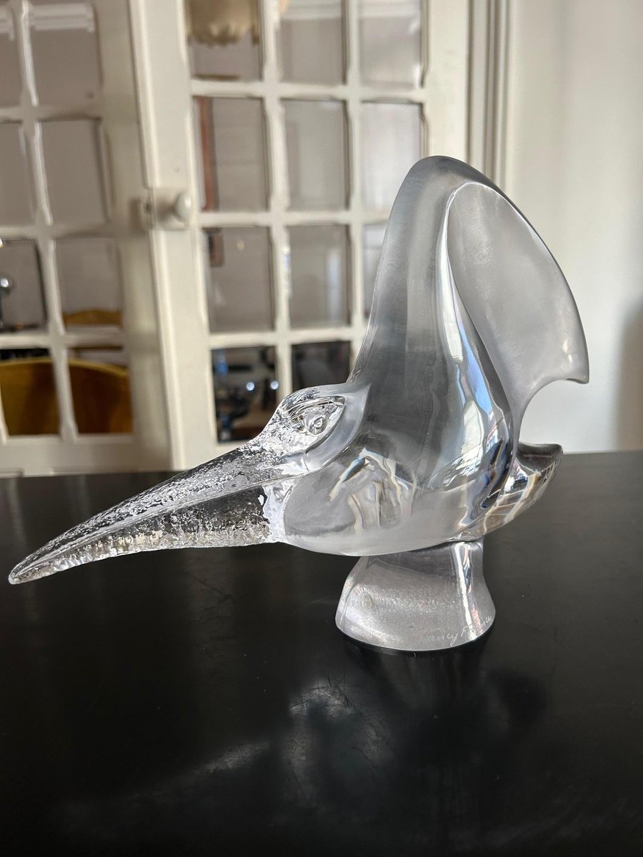 Pelican in Daum Glass by Jean Daum for Daum for sale at Pamono