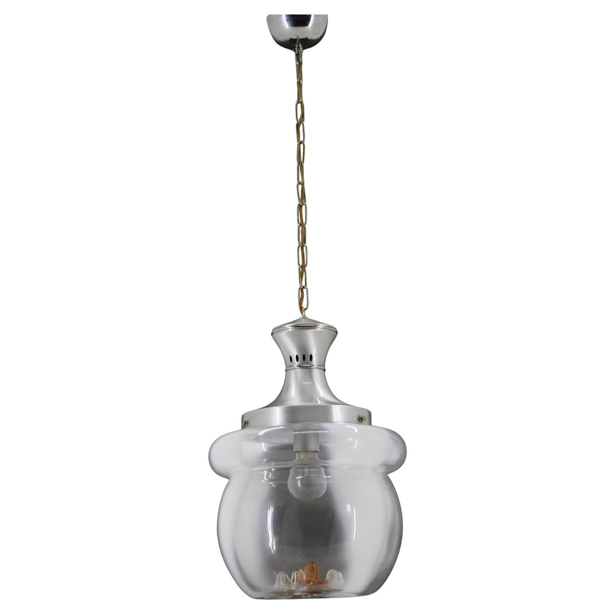 Glass Murano Pendant Light, Italy, 1970s for sale at Pamono