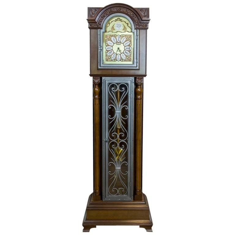 Vintage Tempus Fugit Grandfather Clock with Chime, 1985 for sale at Pamono