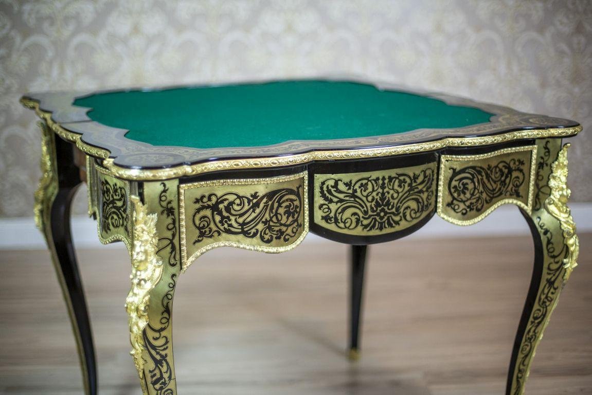 Antique Inlaid Table, 1890s for sale at Pamono