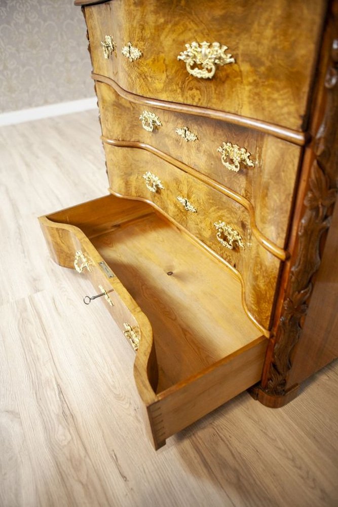 Antique Louis Philippe Vanity Table in Walnut, 1890s for sale at Pamono