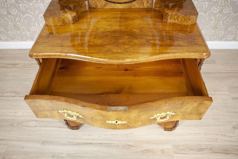 Antique Louis Philippe Vanity Table in Walnut, 1890s for sale at Pamono