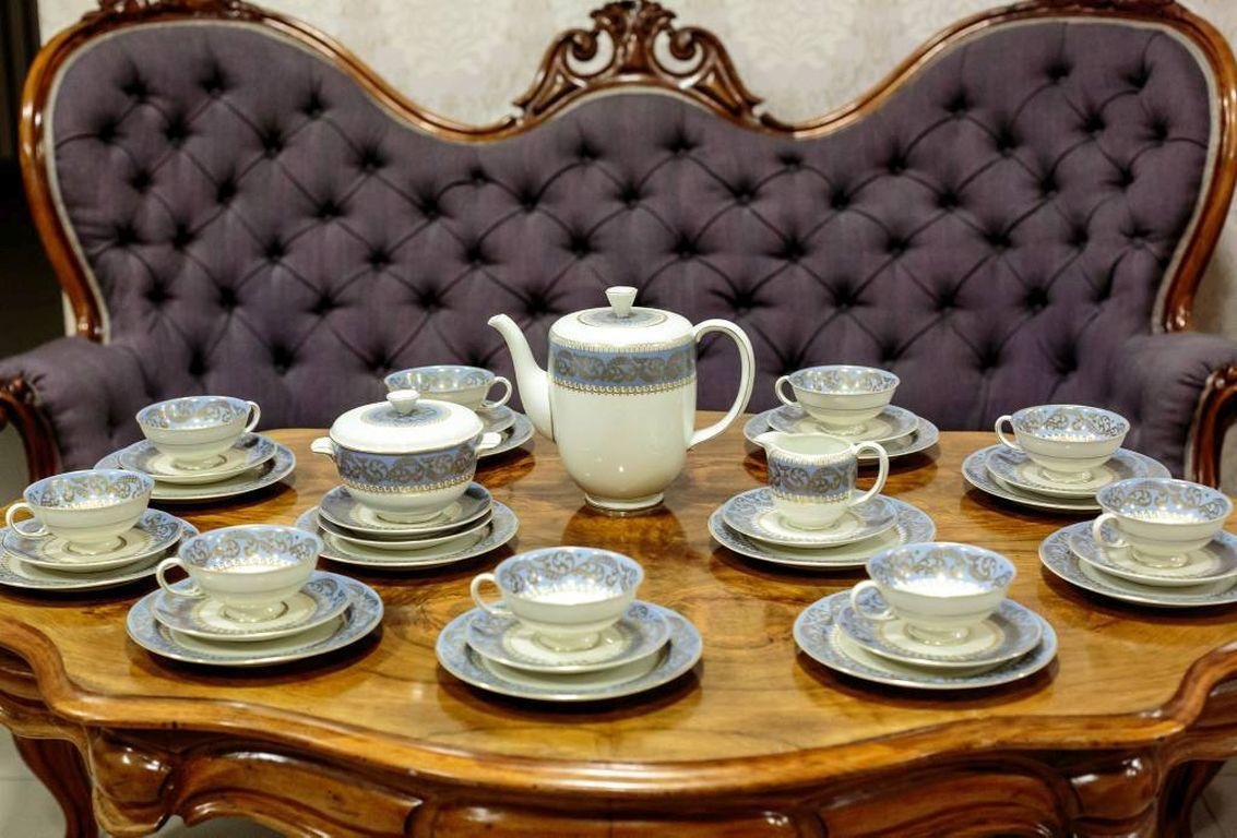 Vintage Porcelain Tea Service, 1950s for sale at Pamono