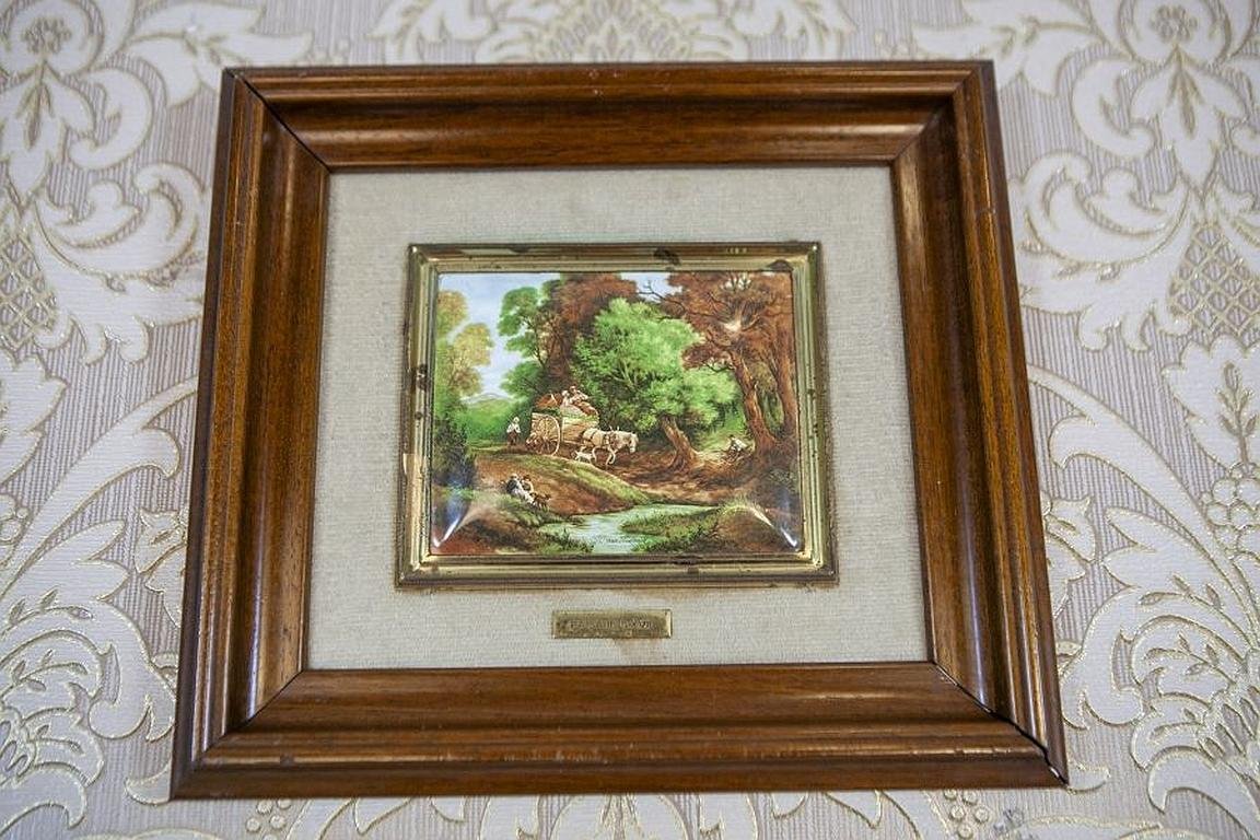 Landscapes on Ceramic Tiles by JC van Hunnik, 1950s, Set of 3 for sale ...