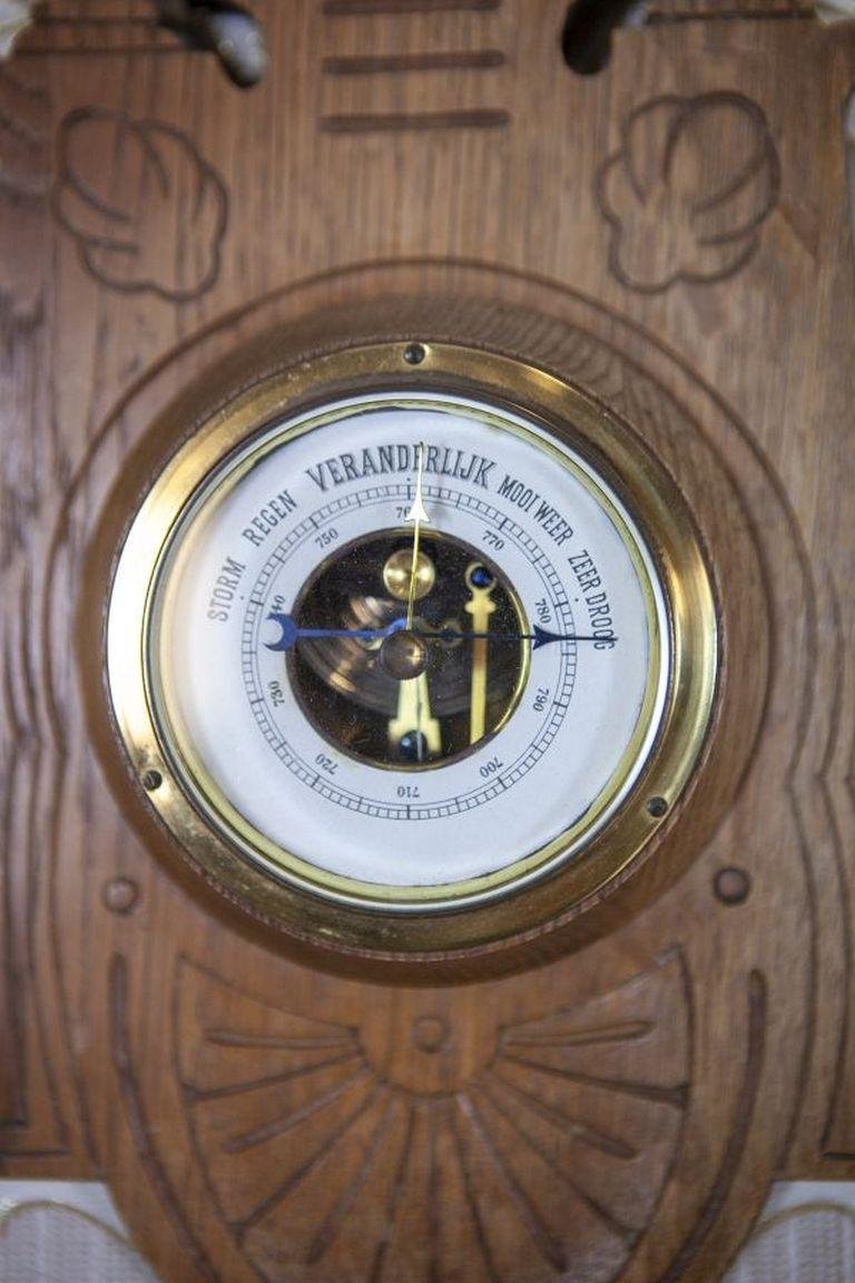 Early 20th Century Dutch Barometer with Thermometer, 1950s for sale at ...
